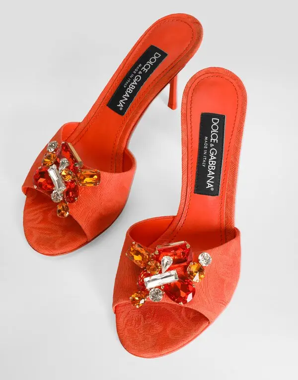 Dolce & Gabbana Embellished Mules - Multicolor