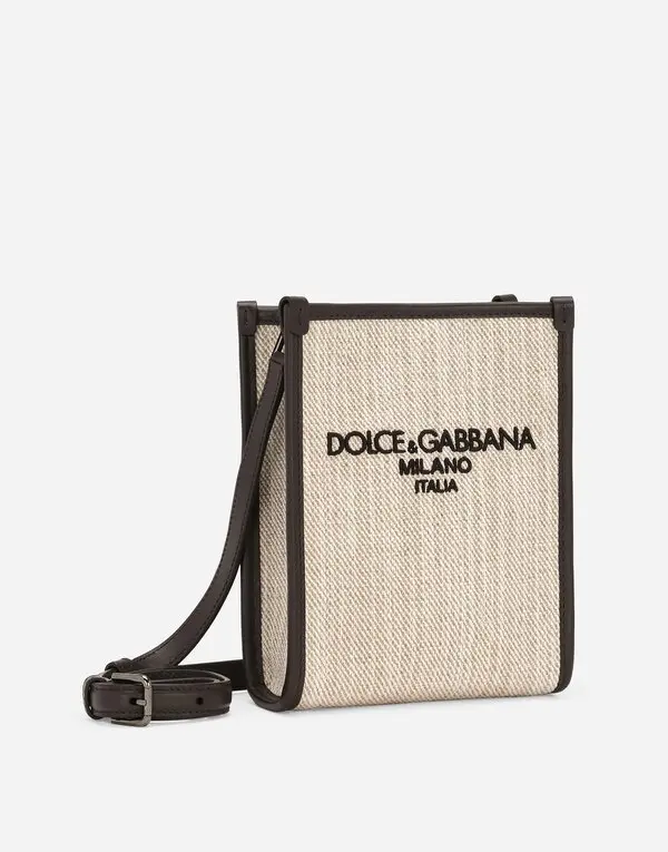 Dolce & Gabbana Small Canvas Shopper Shoppers Cotton