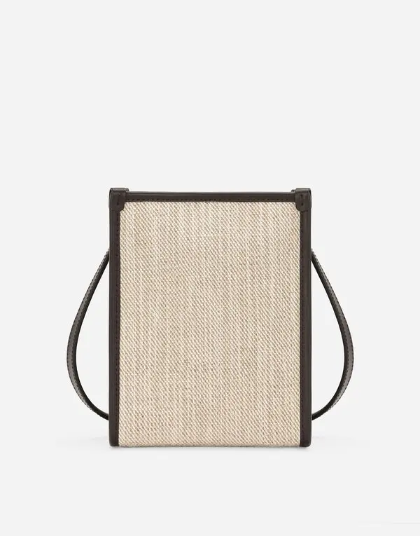Dolce & Gabbana Small Canvas Shopper Shoppers Cotton