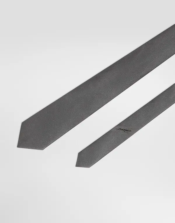 Dolce & Gabbana Jacquard Satin Neck Tie