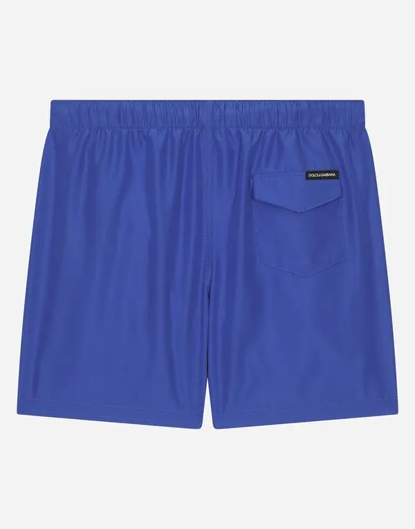 Dolce & Gabbana Nylon Swim Trunks With Dg Logo