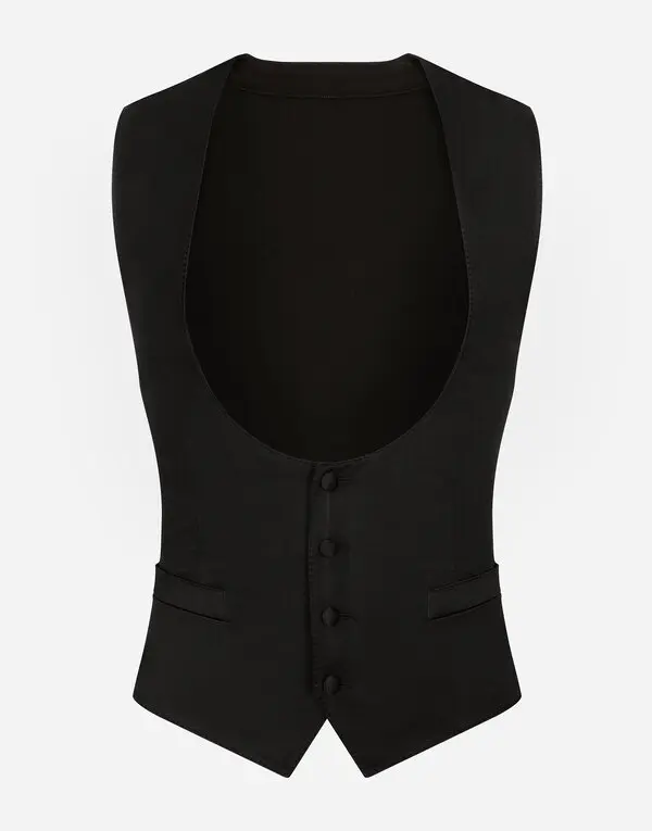 Dolce & Gabbana Single-breasted Silk Vest