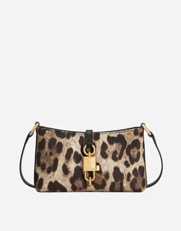 Dolce & Gabbana Leopard- Lock Shoulder Bag Shoulder And Crossbody Bags Animal - Print