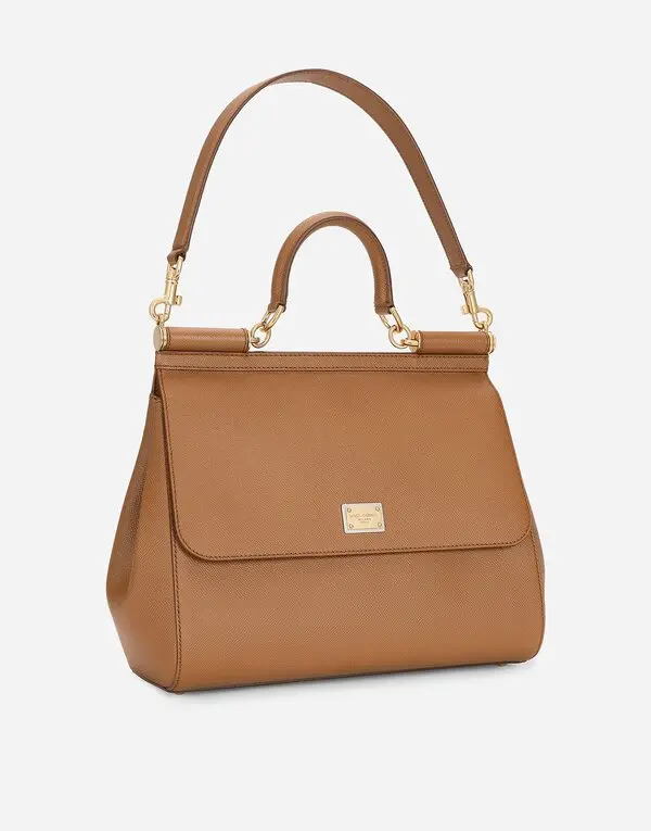 Dolce & Gabbana Borsa A Mano Handbags Leather - Brown
