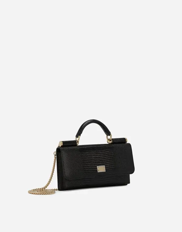 Dolce & Gabbana Iguana-print Mini Bag Leather