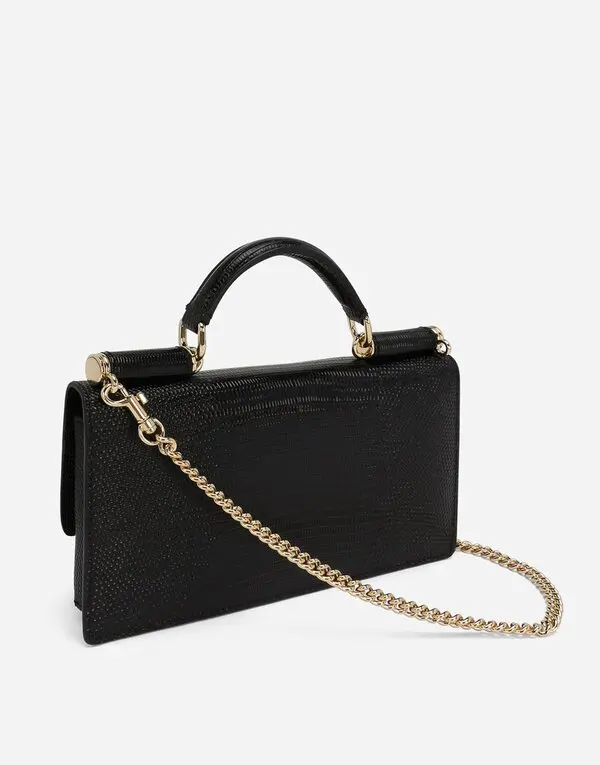 Dolce & Gabbana Iguana-print Mini Bag Leather
