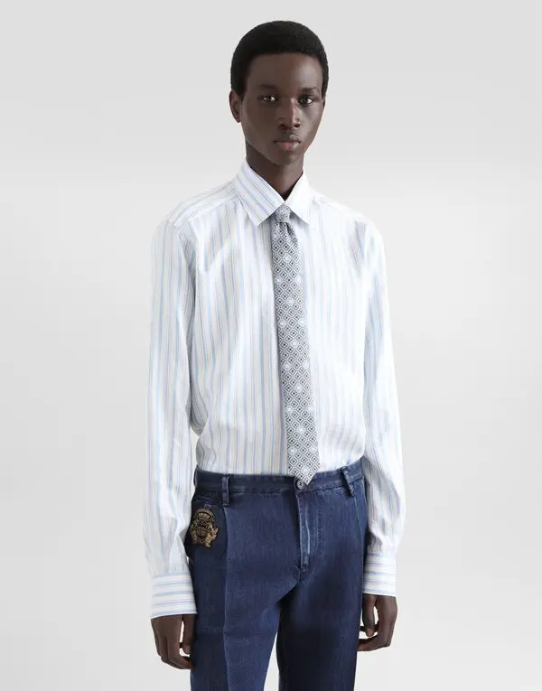 Dolce & Gabbana Striped Cotton Shirt Shirts