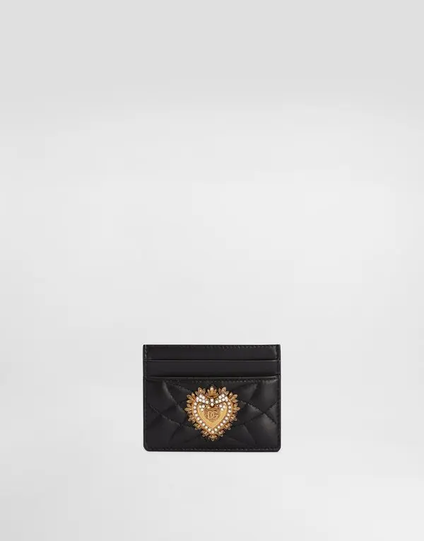 Dolce & Gabbana Devotion Credit Card Holder Wallets And Small Leather Goods Leather