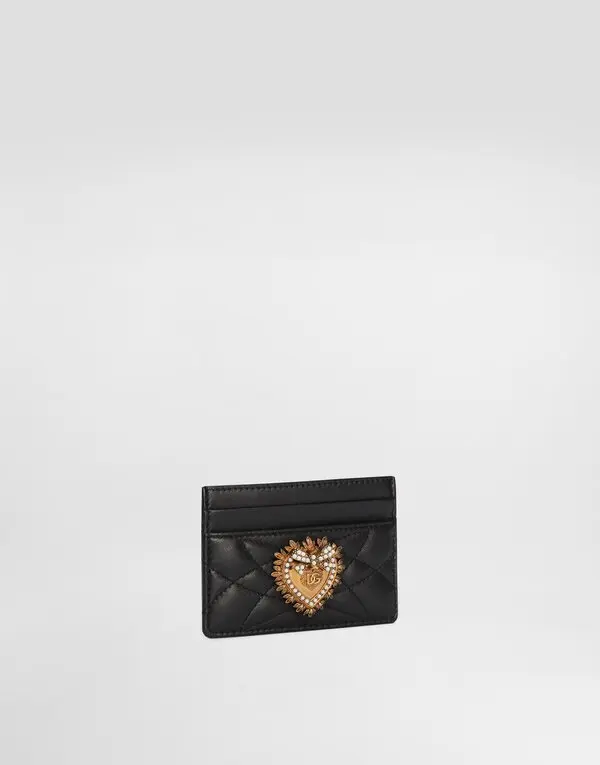 Dolce & Gabbana Devotion Credit Card Holder Wallets And Small Leather Goods Leather