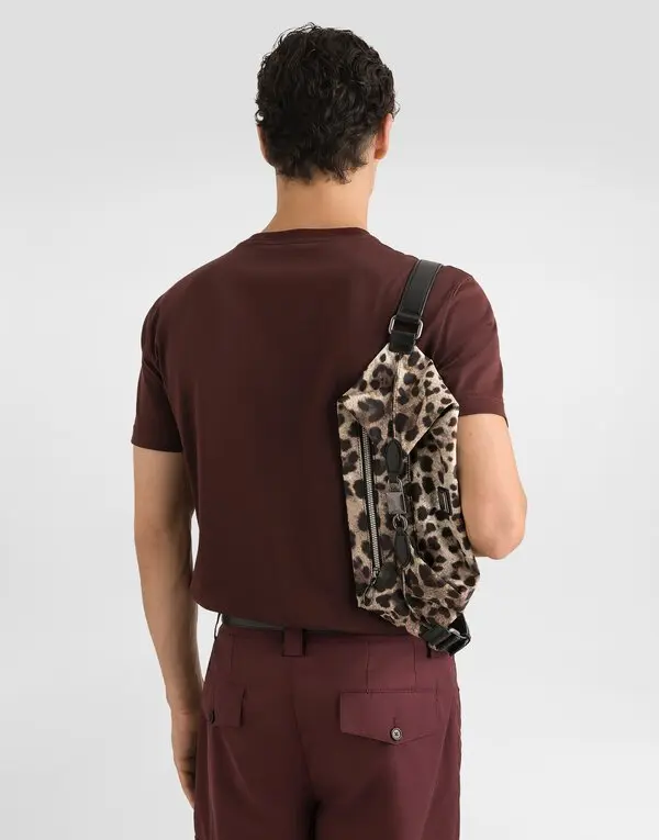 Dolce & Gabbana Leopard- Nylon Bag Collection Animal