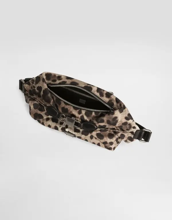 Dolce & Gabbana Leopard- Nylon Bag Collection Animal