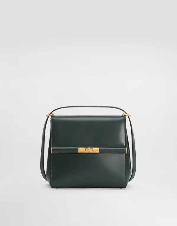 Dolce & Gabbana City Marlene Bag In Palmellato Calfskin - Green