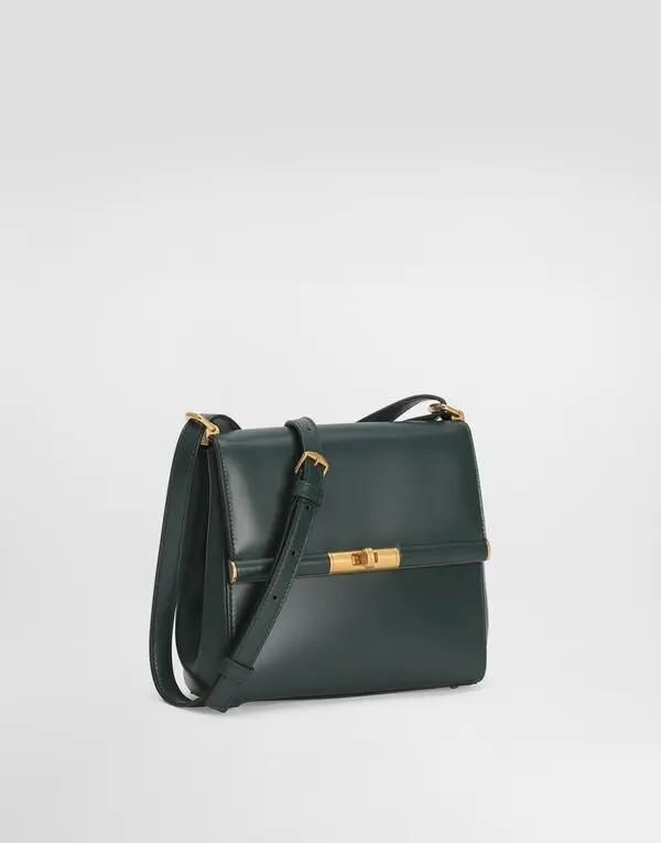 Dolce & Gabbana City Marlene Bag In Palmellato Calfskin - Green