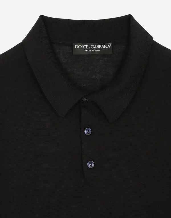Dolce & Gabbana Extra-fine Cashmere Polo-shirt Sweaters And Cardigans Cashmere