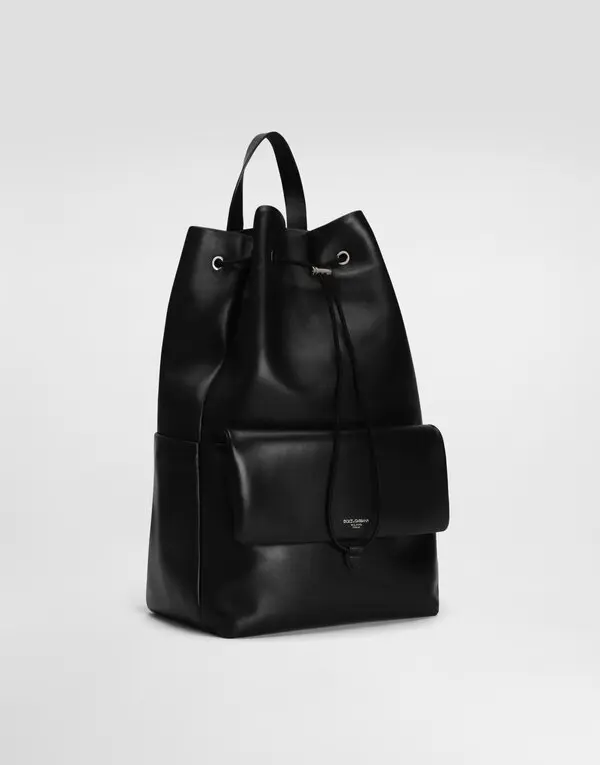 Dolce & Gabbana Calfskin Nappa Leather Backpack