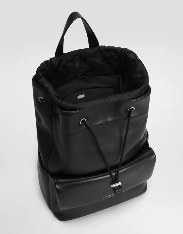 Dolce & Gabbana Calfskin Nappa Leather Backpack