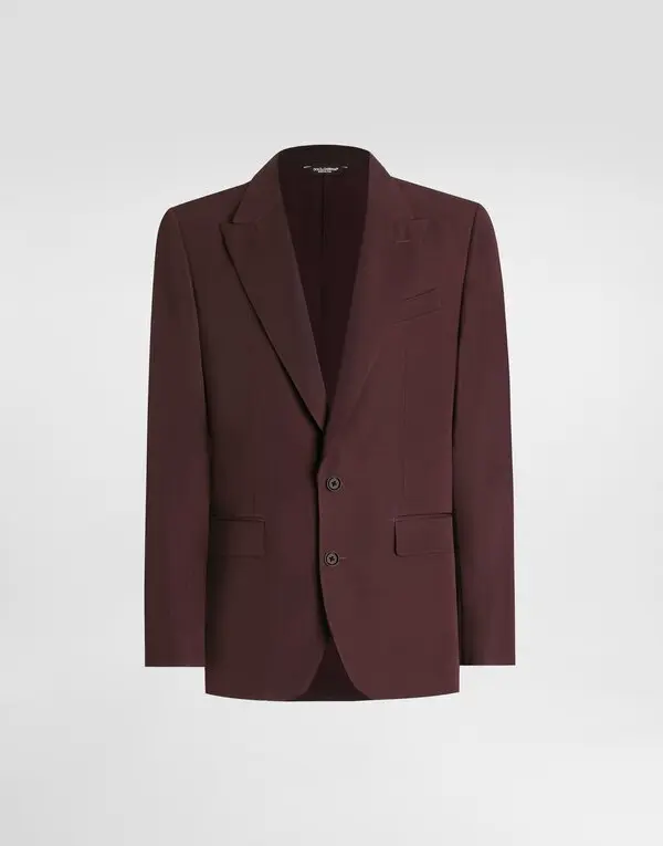 Dolce & Gabbana Single-breasted Woolen Jacket Suits And Blazers Multi-colored