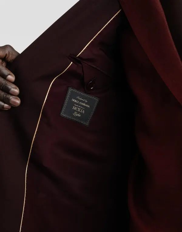 Dolce & Gabbana Single-breasted Woolen Jacket Suits And Blazers Multi-colored