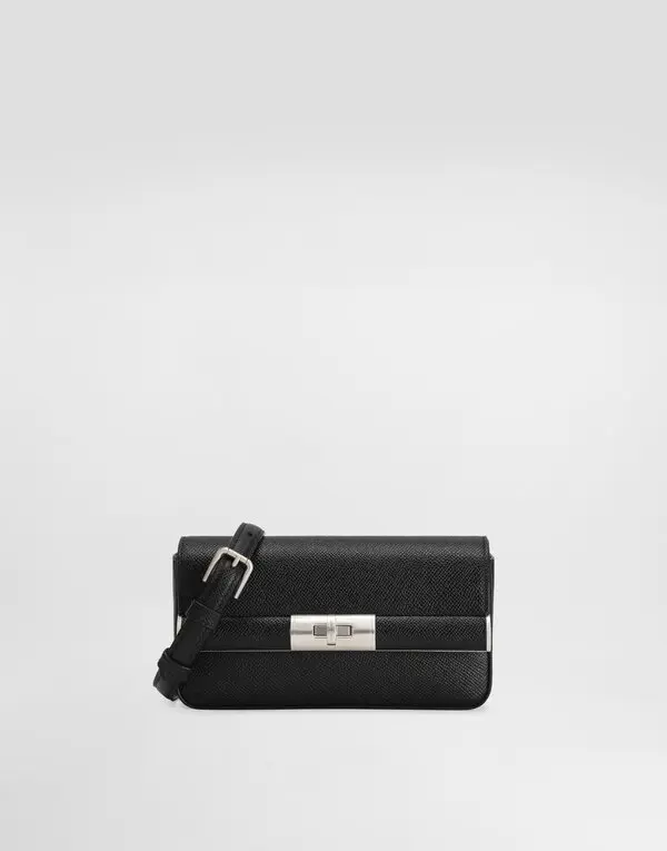 Dolce & Gabbana Marlene Minibag In Calfskin Crossbody Bags - Black