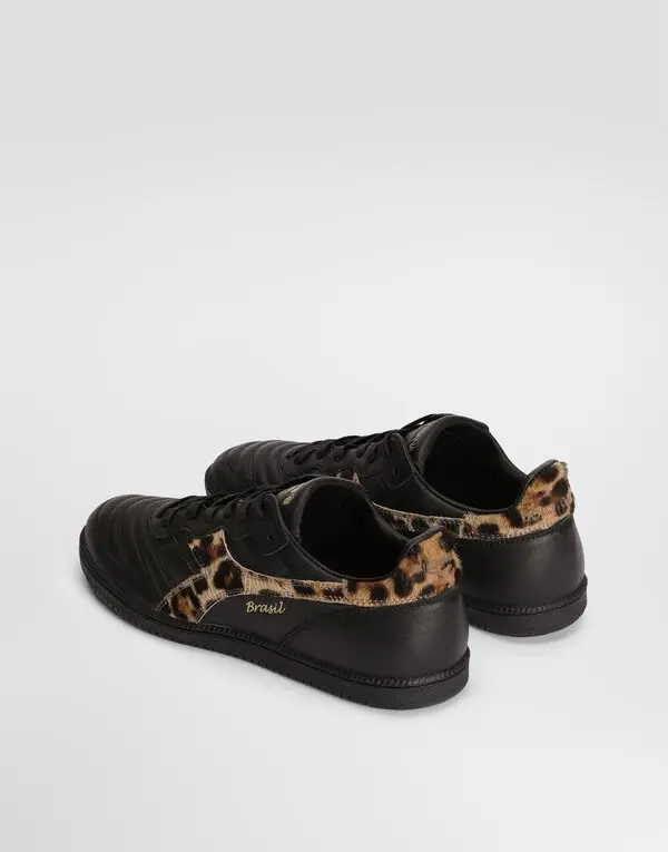 Dolce & Gabbana X Diadora Calfskin Leather Sneakers