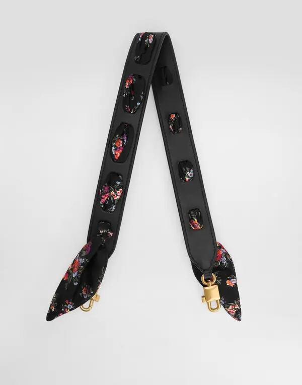 Dolce & Gabbana Raffia Crochet And Twill Shoulder Strap Collection