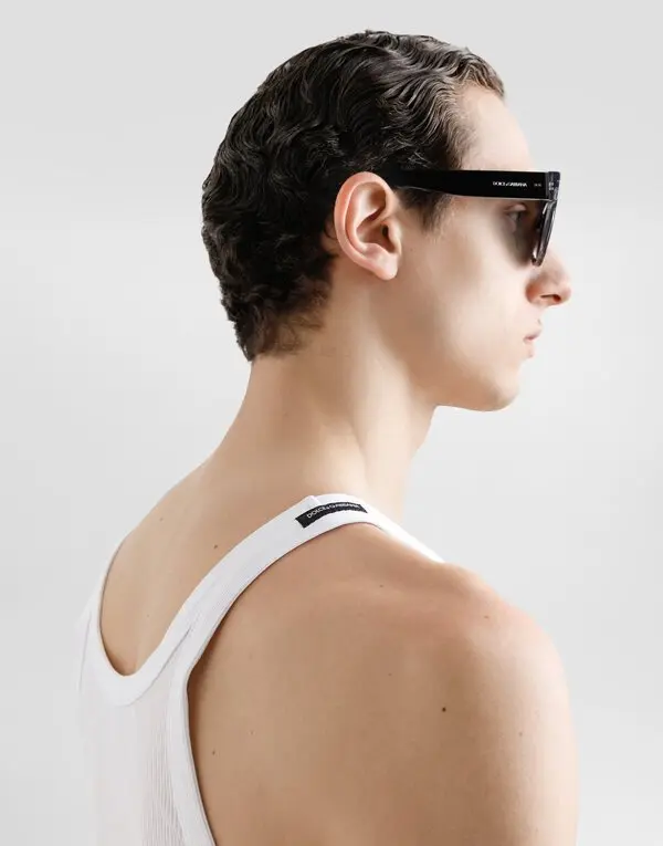 Dolce & Gabbana Fine-rib Singlet - White