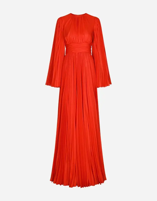 Dolce & Gabbana Long Chiffon Dress Dresses