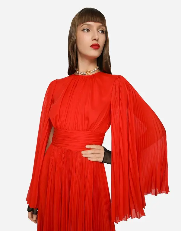 Dolce & Gabbana Long Chiffon Dress Dresses