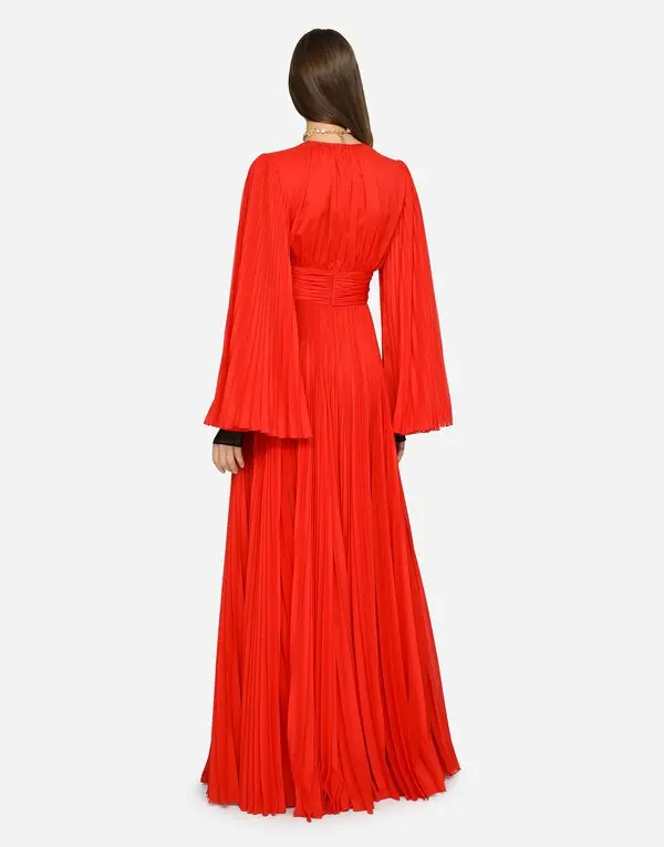 Dolce & Gabbana Long Chiffon Dress Dresses