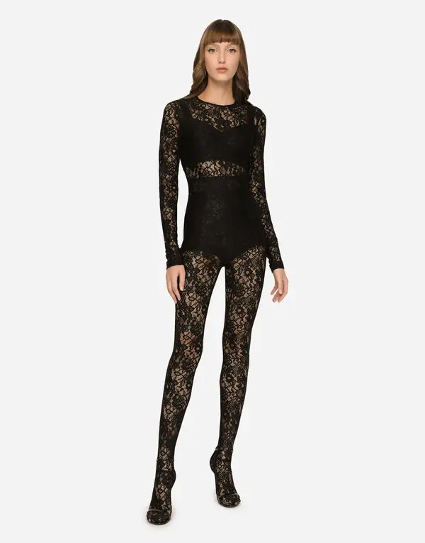 Dolce & Gabbana Lace Jumpsuit Dresses