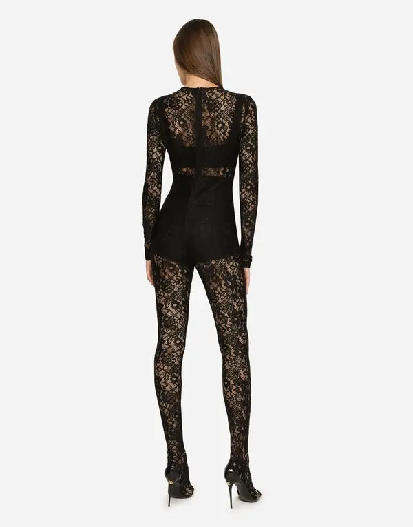 Dolce & Gabbana Lace Jumpsuit Dresses