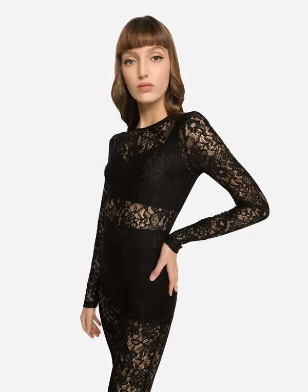 Dolce & Gabbana Lace Jumpsuit Dresses