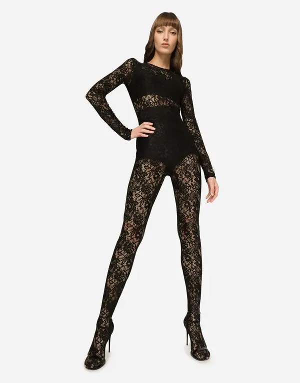 Dolce & Gabbana Lace Jumpsuit Dresses
