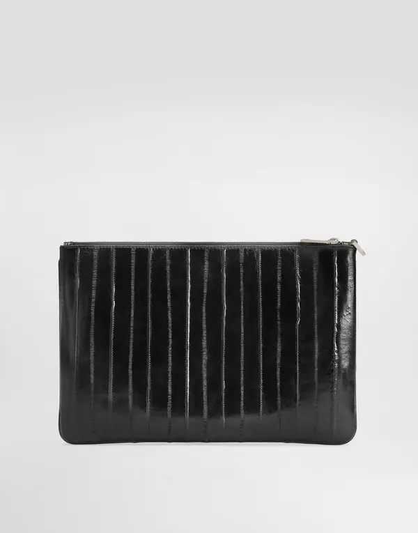 Dolce & Gabbana Eel Skin Necessaire Briefcase And Clutches