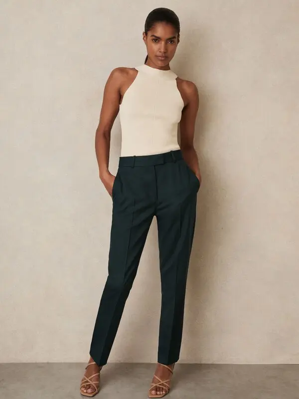 REISS Wool-blend Slim-fit Suit Trousers