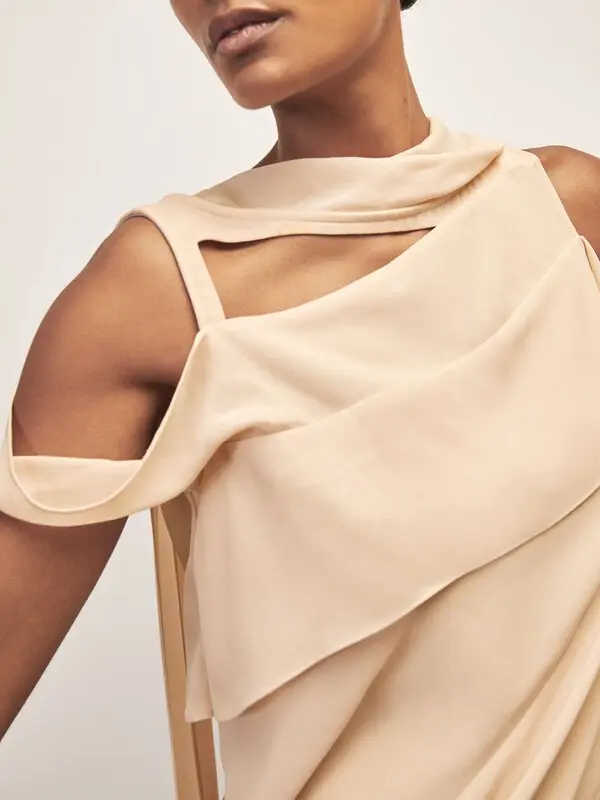 REISS Ballet Panel Shift Dress