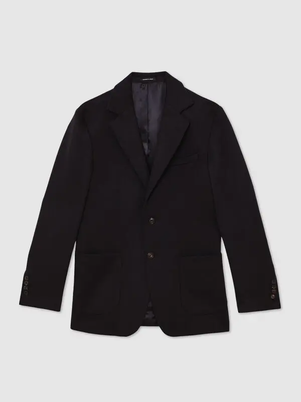 REISS Atelier Cashmere Single-breasted Blazer Tailored-fit