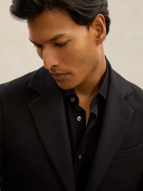 REISS Atelier Cashmere Single-breasted Blazer Tailored-fit