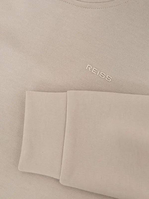 REISS 3-9 Yrs Premium Interlock-jersey Logo Hoodie