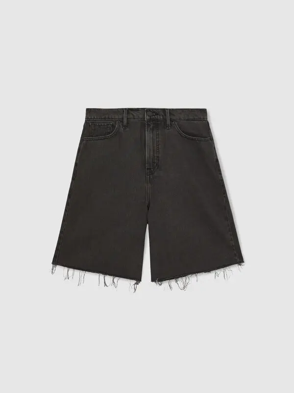 Good American American Denim Barrel Shorts