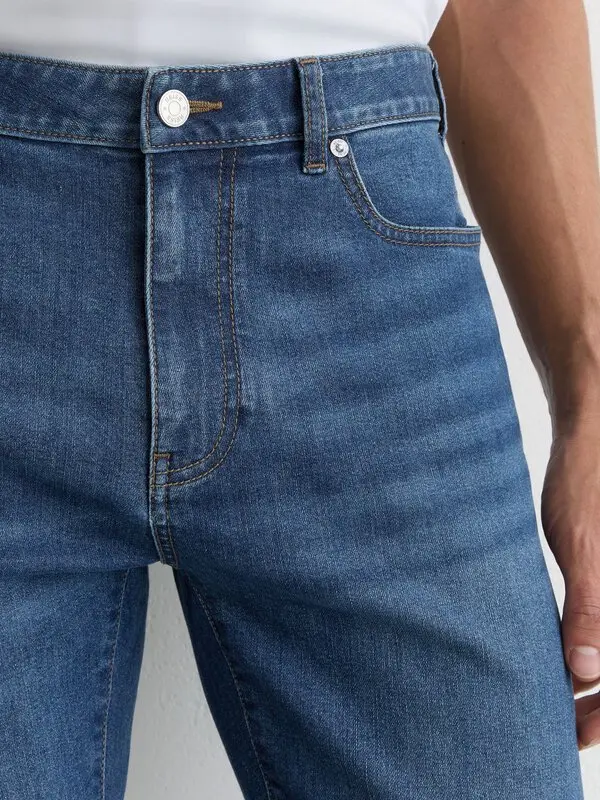REISS Maddison Tapered Slim-fit Jeans - Blue