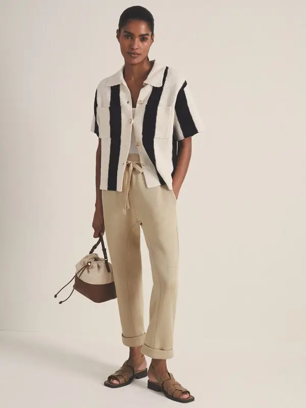 REISS Les 100 Ciels Jersey Joggers