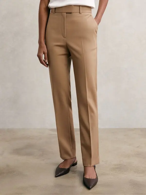 REISS Wool-blend Slim-leg Suit Trousers