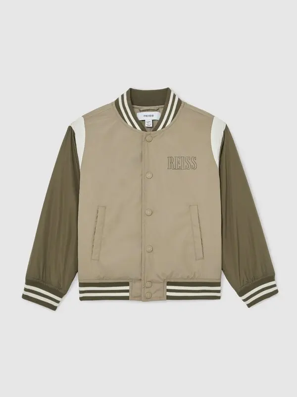 REISS 3-9 Yrs Colour-block Bomber Jacket
