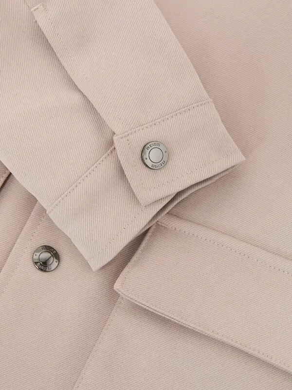 REISS 9-13 Yrs Corduroy-collar Chore Jacket