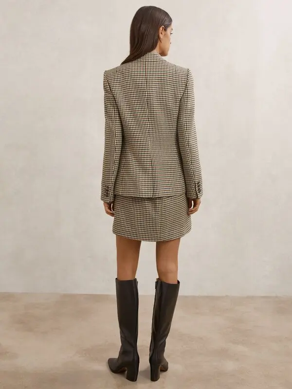 REISS Petite Wool-blend Double-breasted Blazer
