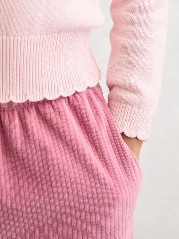 REISS 9-13 Yrs Cotton Scallop-trim Jumper