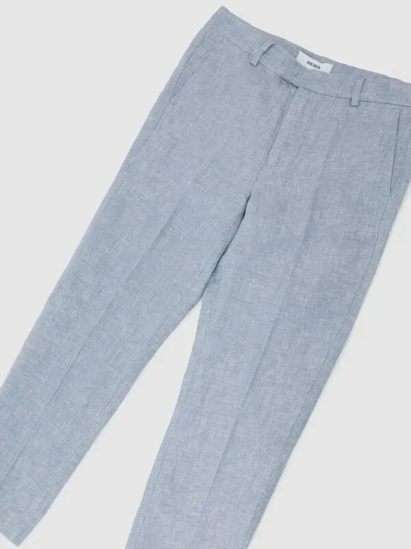 REISS Atlantic 3-9 Yrs Linenailored-fitrousers