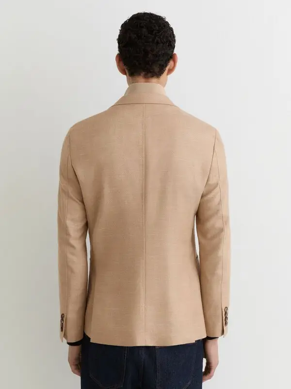 REISS Wool-blend Gilet-insert Single-breasted Blazer