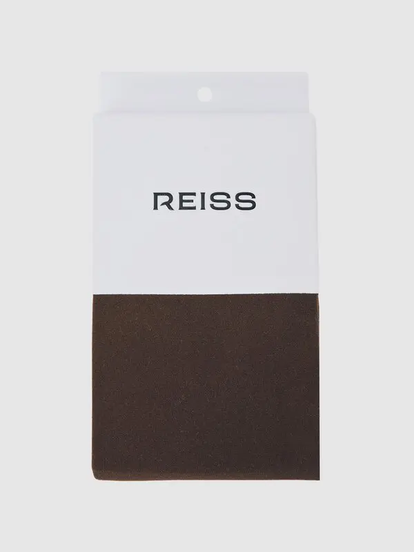 REISS Coloured 80 Denier Tights - Chocolate